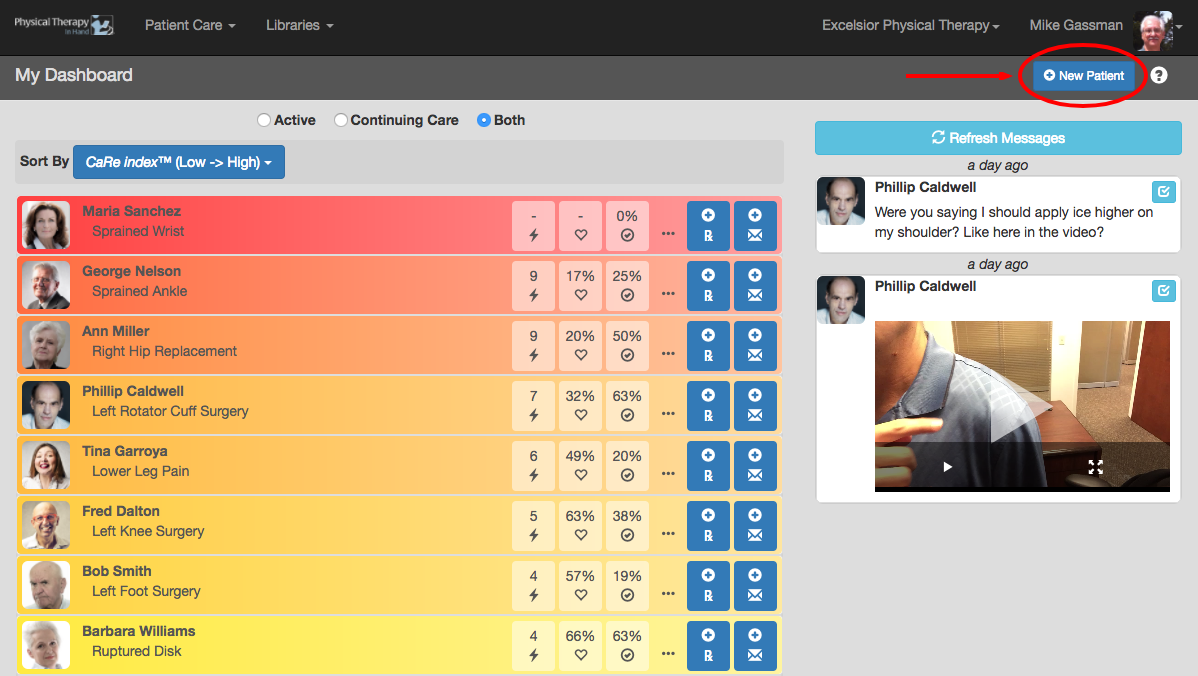 Create New Patient: Add Information – In Hand Health