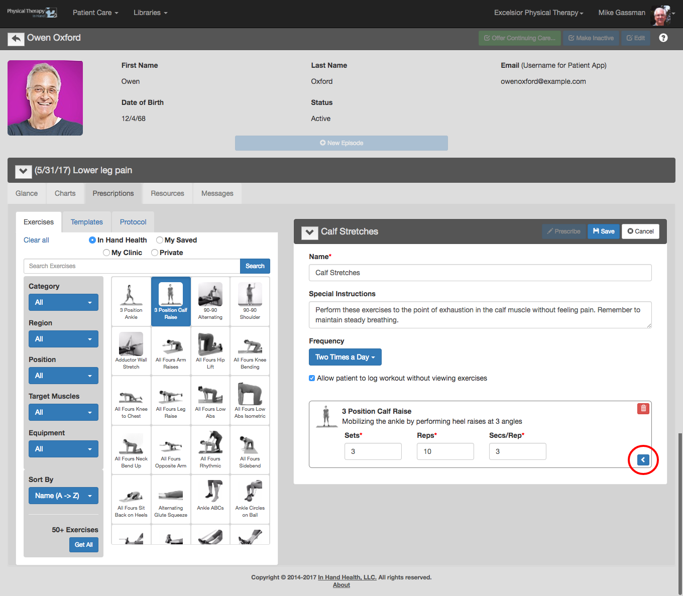 Prescriptions: Editing Exercises – In Hand Health