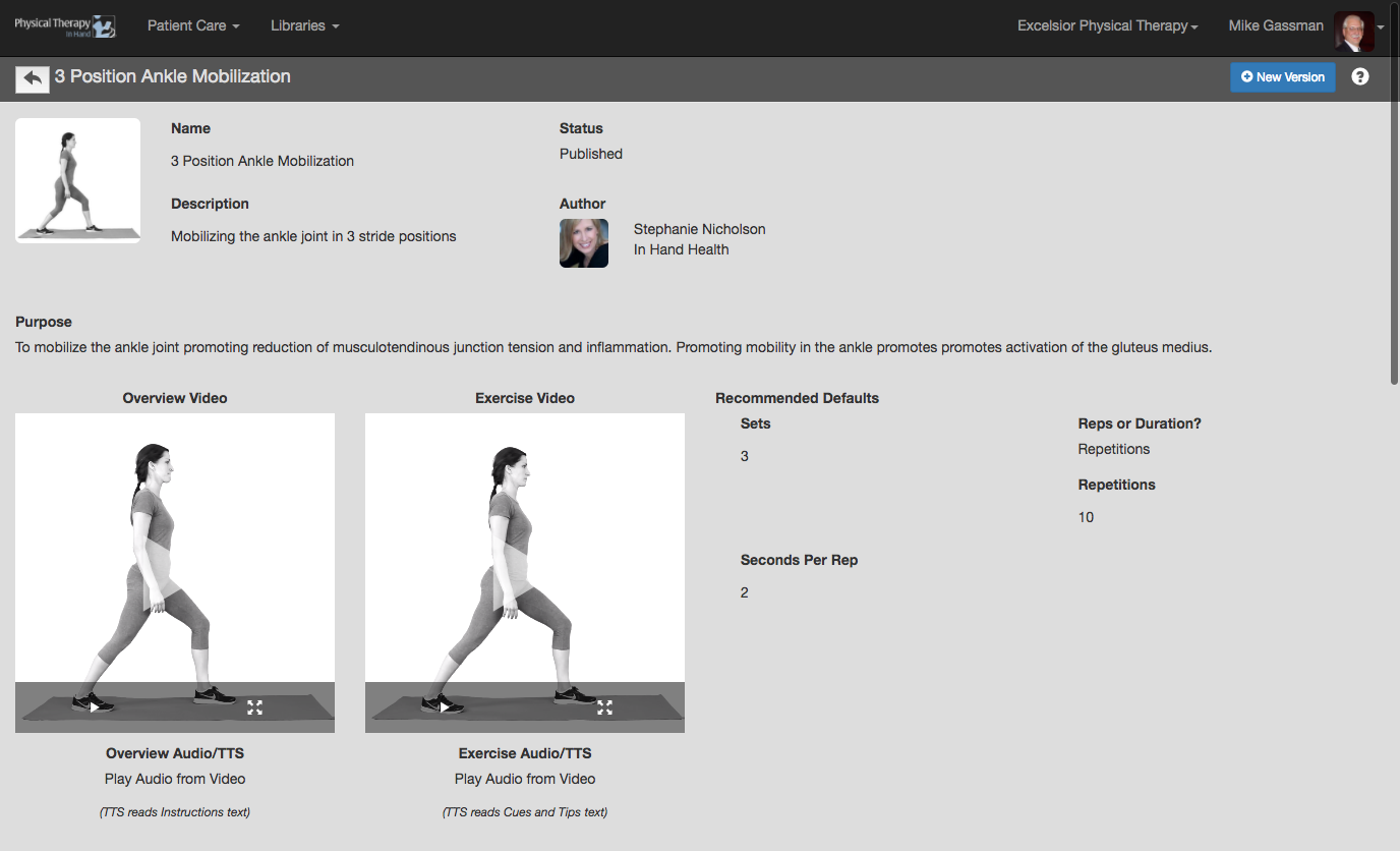 Exercises: Viewing – In Hand Health